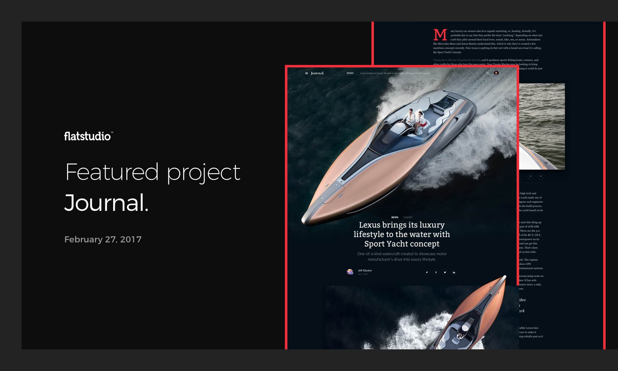 The Journal - Flatstudio - We develop Interface systems for Web, Mobile and VR